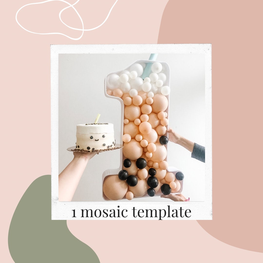 DIY Boba Themed Birthday, Boba, Boba Balloon, Boba Decor, Bubble Tea ...