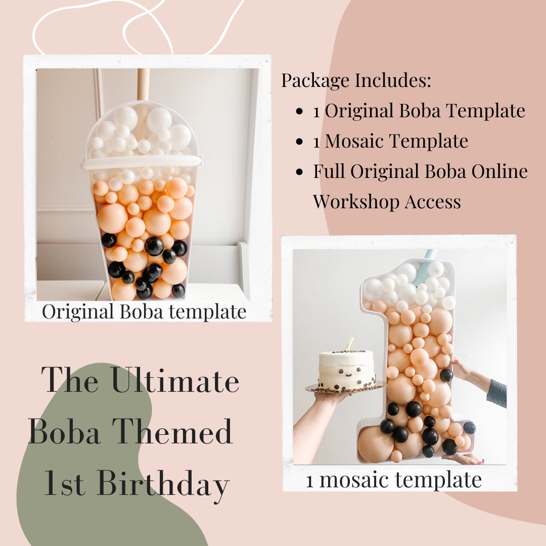 First Boba Party Package , Boba Party Ideas, Bubble Tea Party, Boba ...