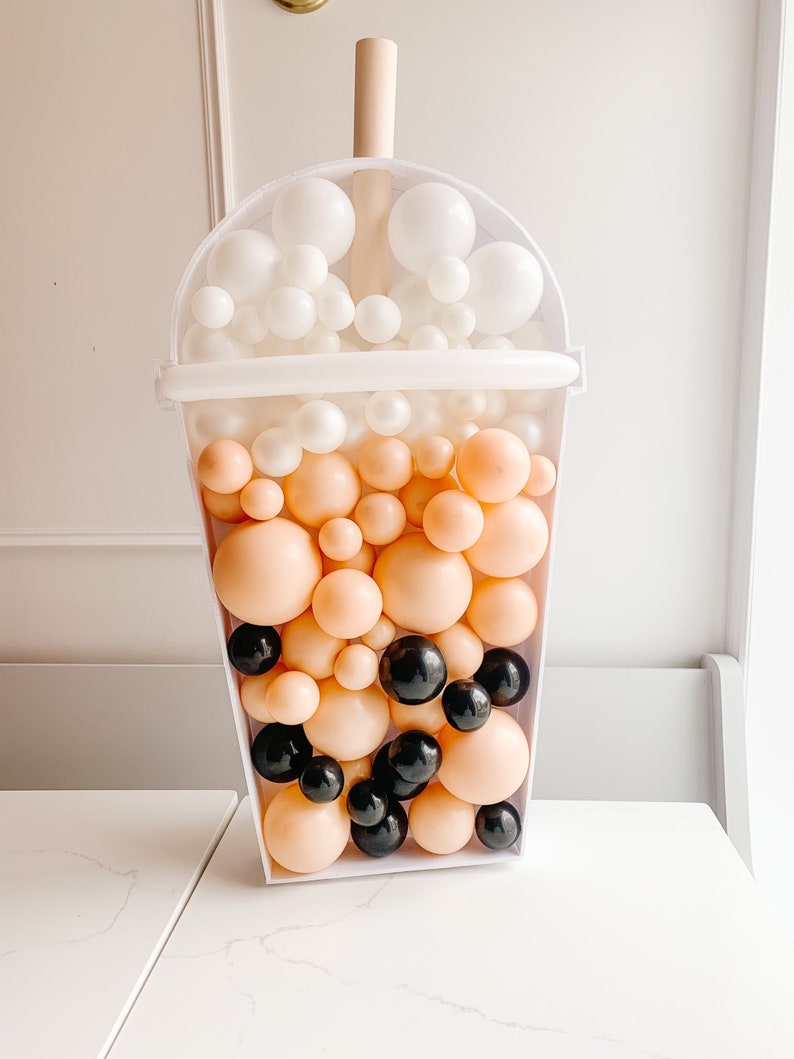 Coffee Cup Balloon Template DIY, Coffee Cup Balloons, Coffee Balloon ...