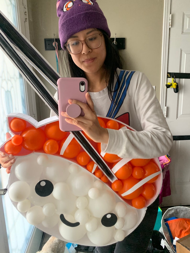 Sushi Themed Birthday Decoration, Diy Sushi Decoration, Sushi Balloon ...