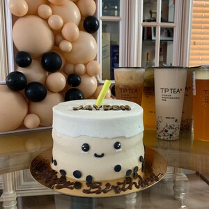 DIY Boba Themed Birthday, Boba, Boba Balloon, Boba Decor, Bubble Tea ...