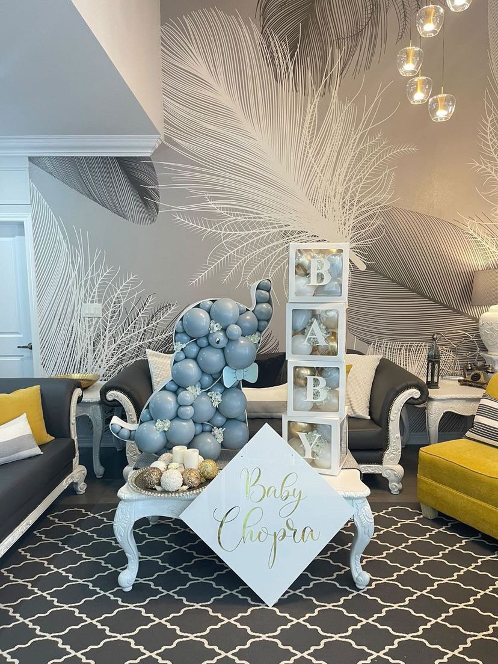 Elephant Baby Shower Theme Boy Elephant Baby Shower Theme Boy - Etsy