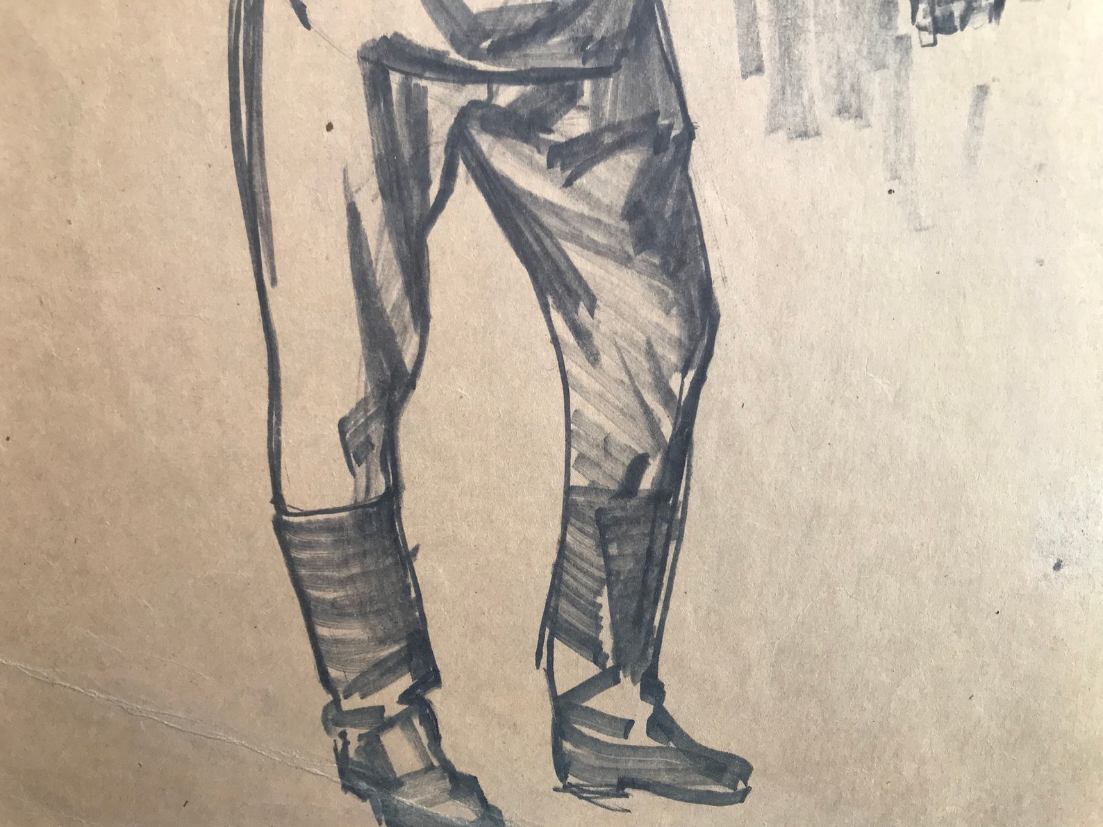 Original Ink Drawing on Paper. Vintage Fine Art USSR 60s - Etsy