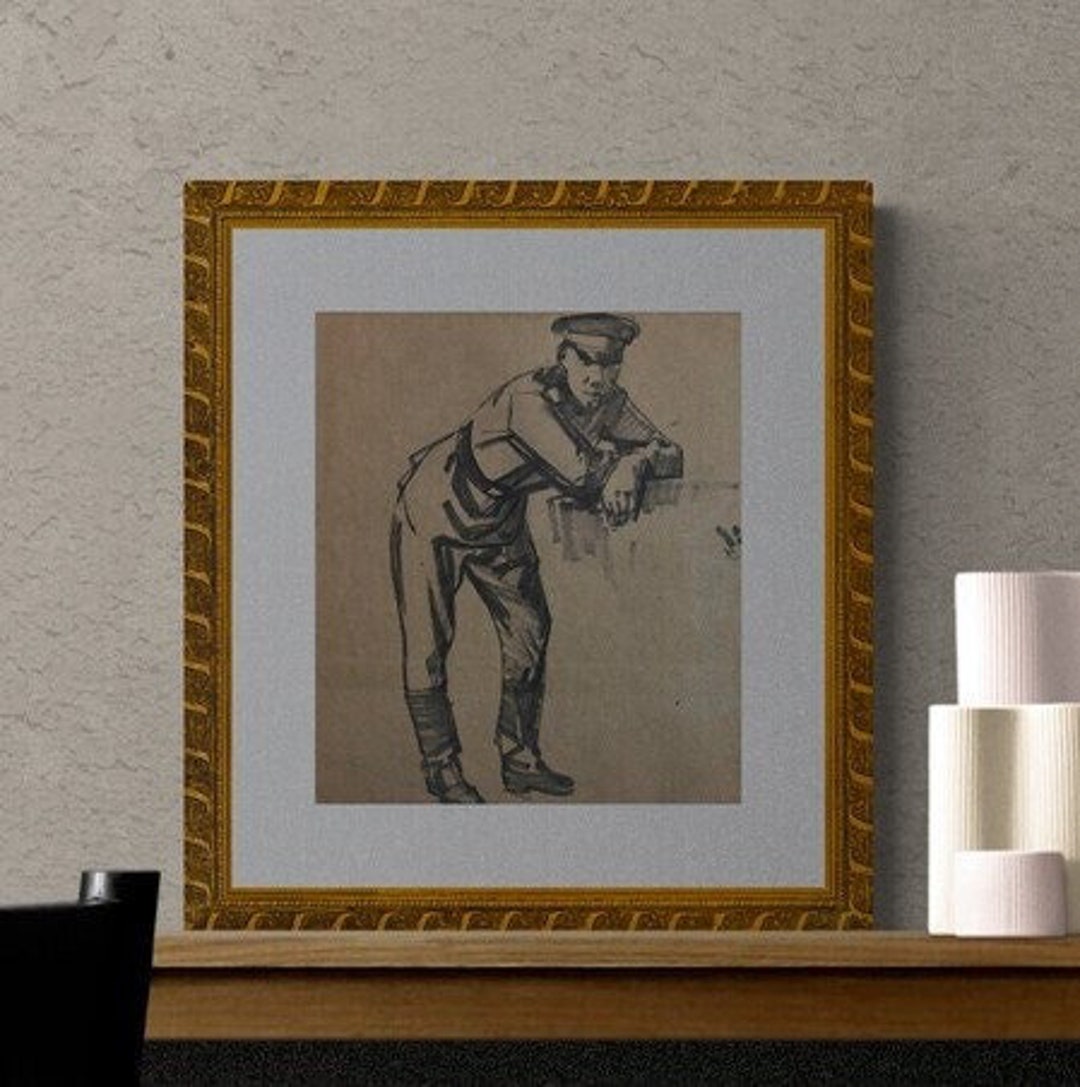 Original Ink Drawing on Paper. Vintage Fine Art USSR 60s - Etsy