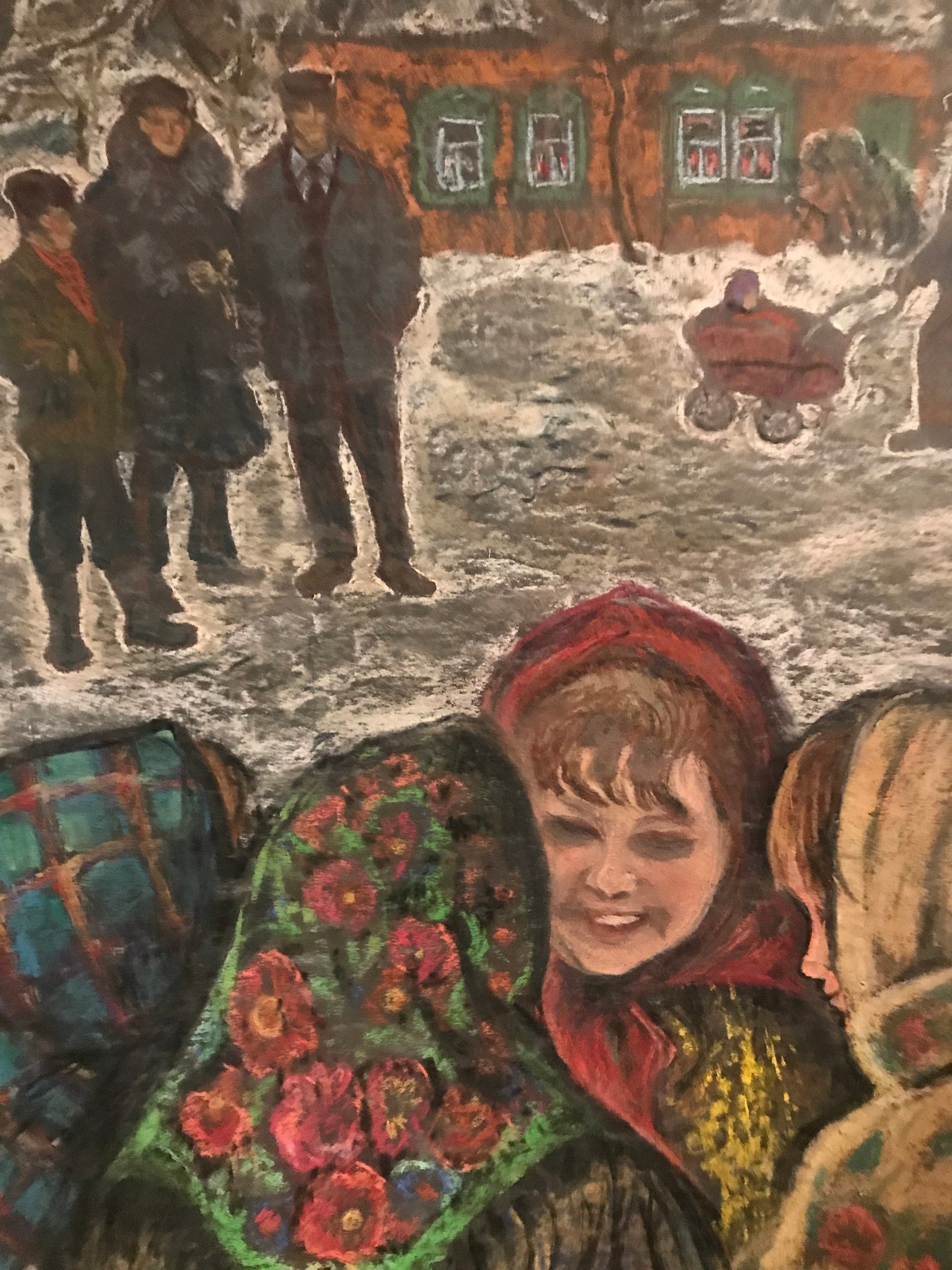 Original Antique Russian Pastel Painting Soviet Artist - Etsy