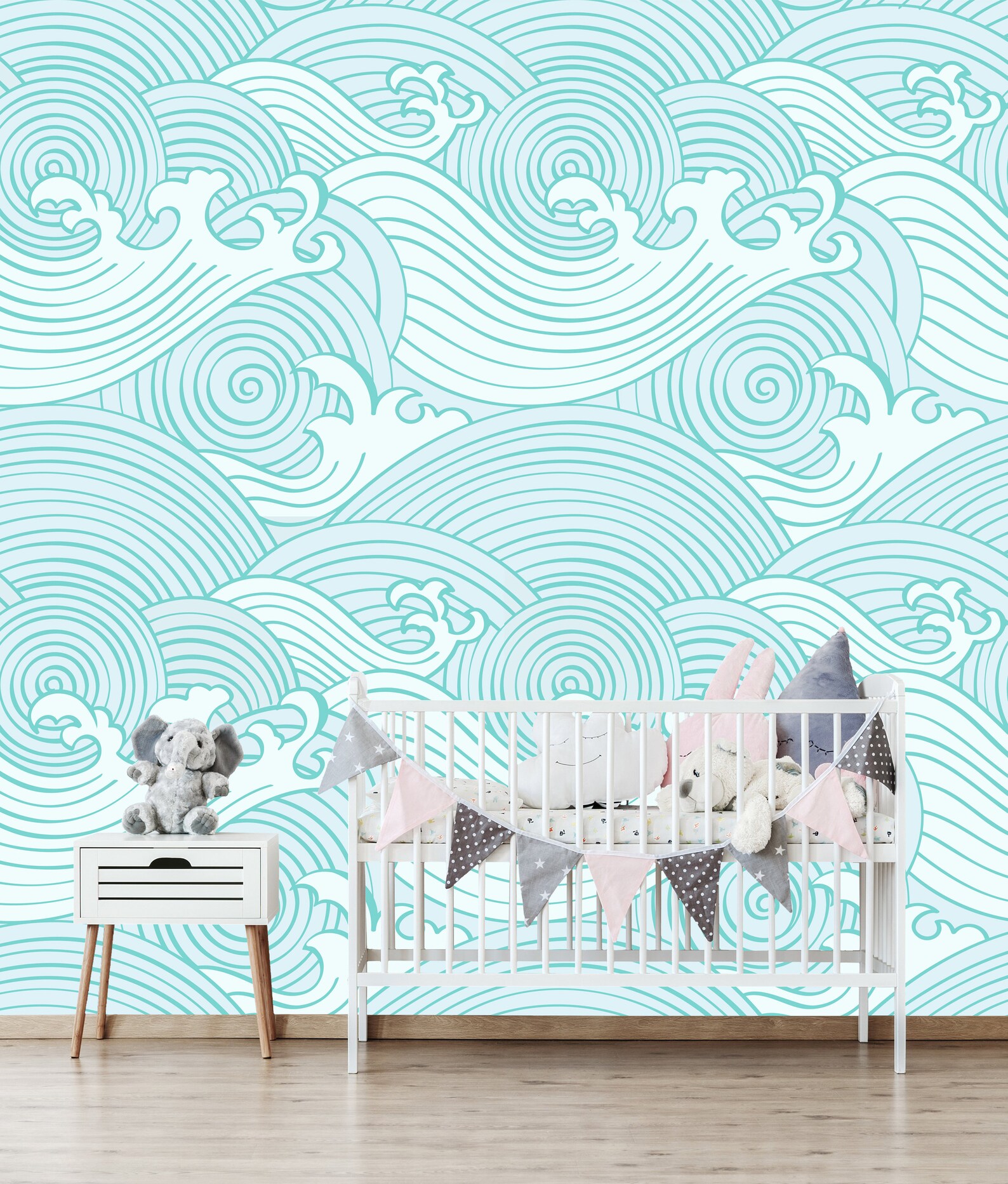 Ocean Waves Wall Mural Removable Wallpaper Self Adhesive - Etsy