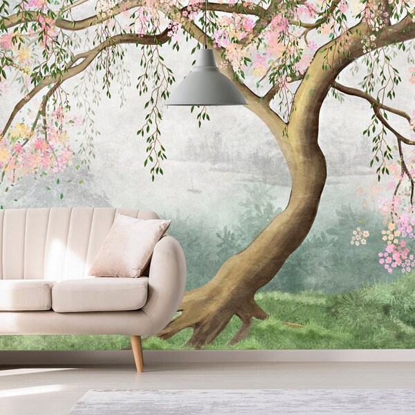 Willow Wall Mural - Etsy