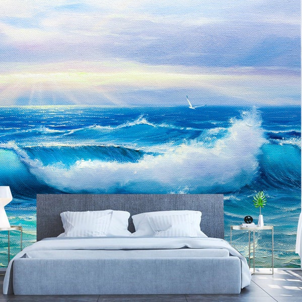 Ocean Wall Mural - Etsy