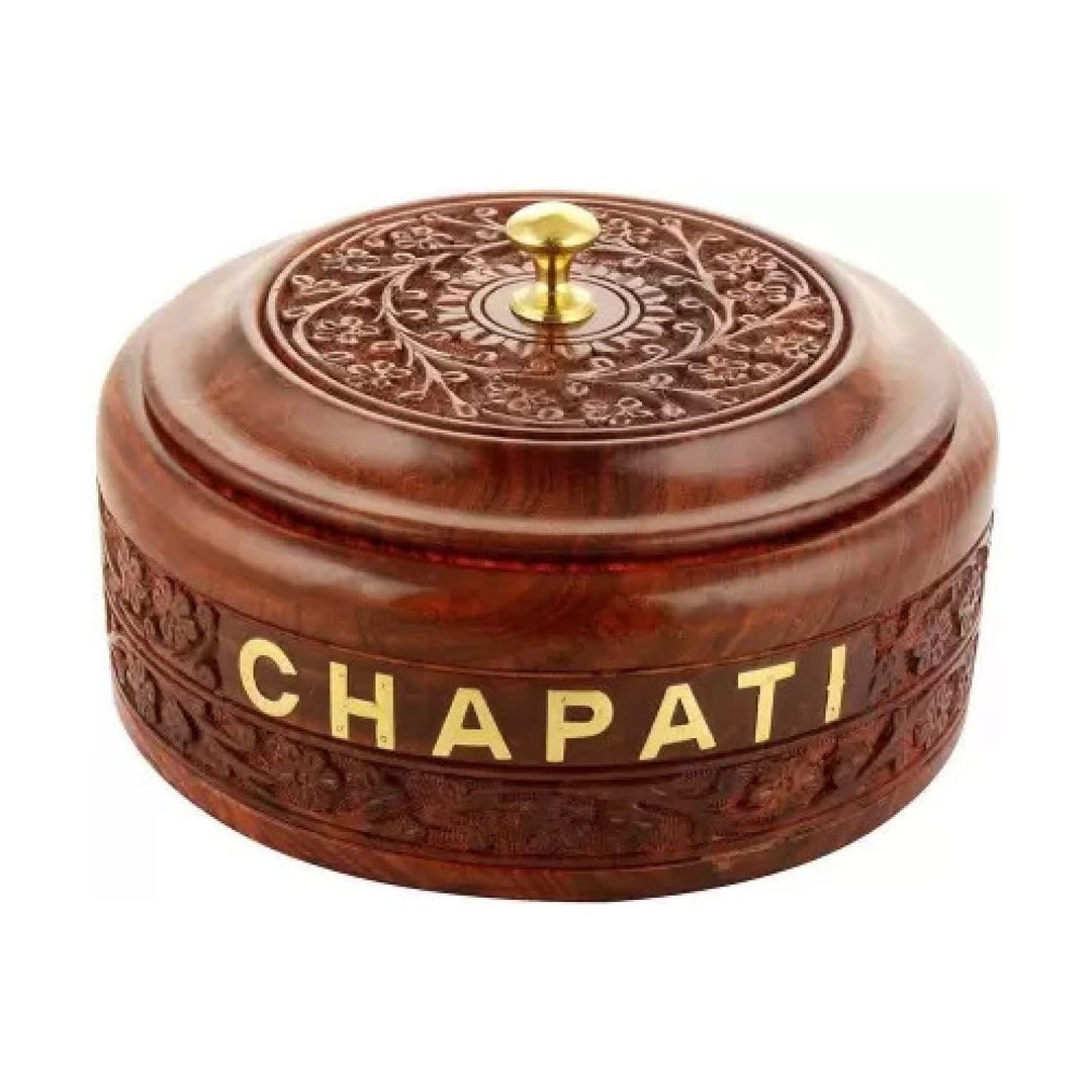 Tortilla Bread Keeper Roti Box Chapati Box Wooden Casserole Roti Warmer ...