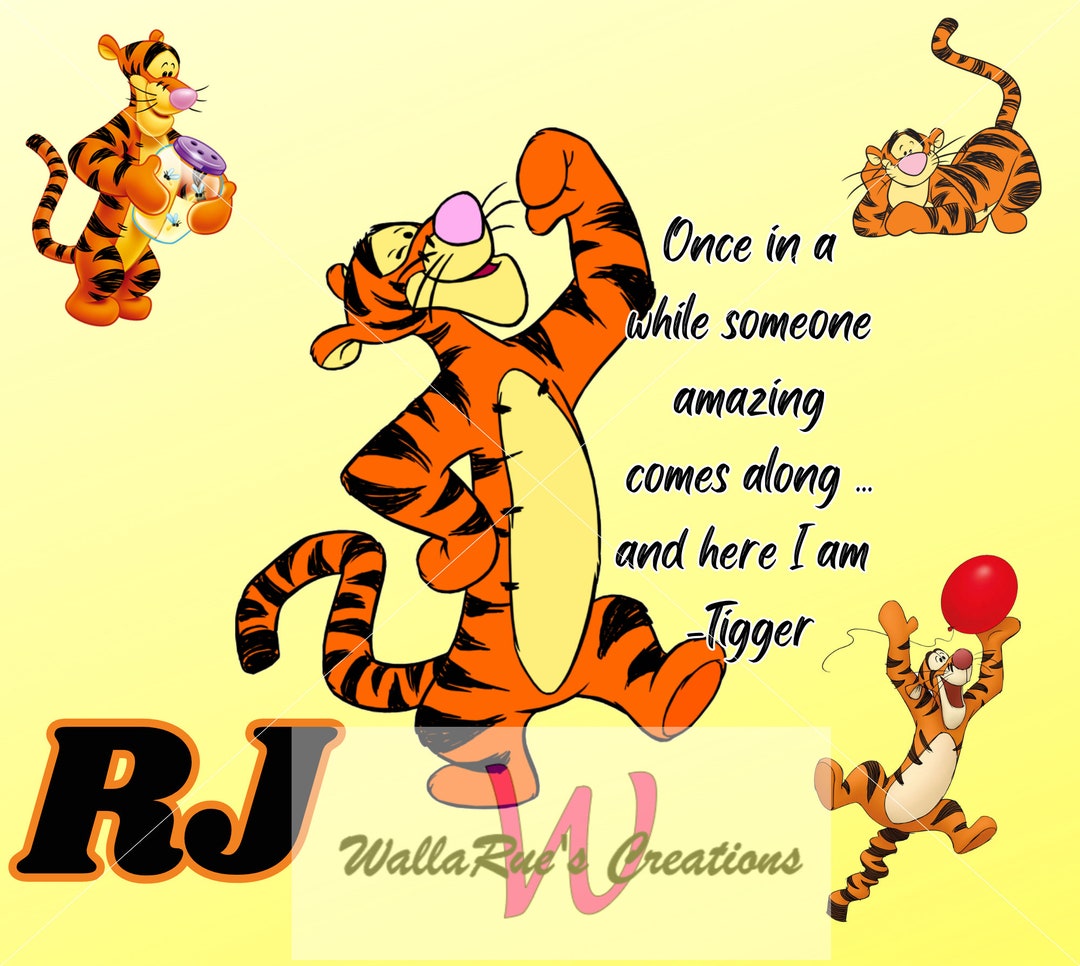 Tigger Tumbler Wrap - Etsy
