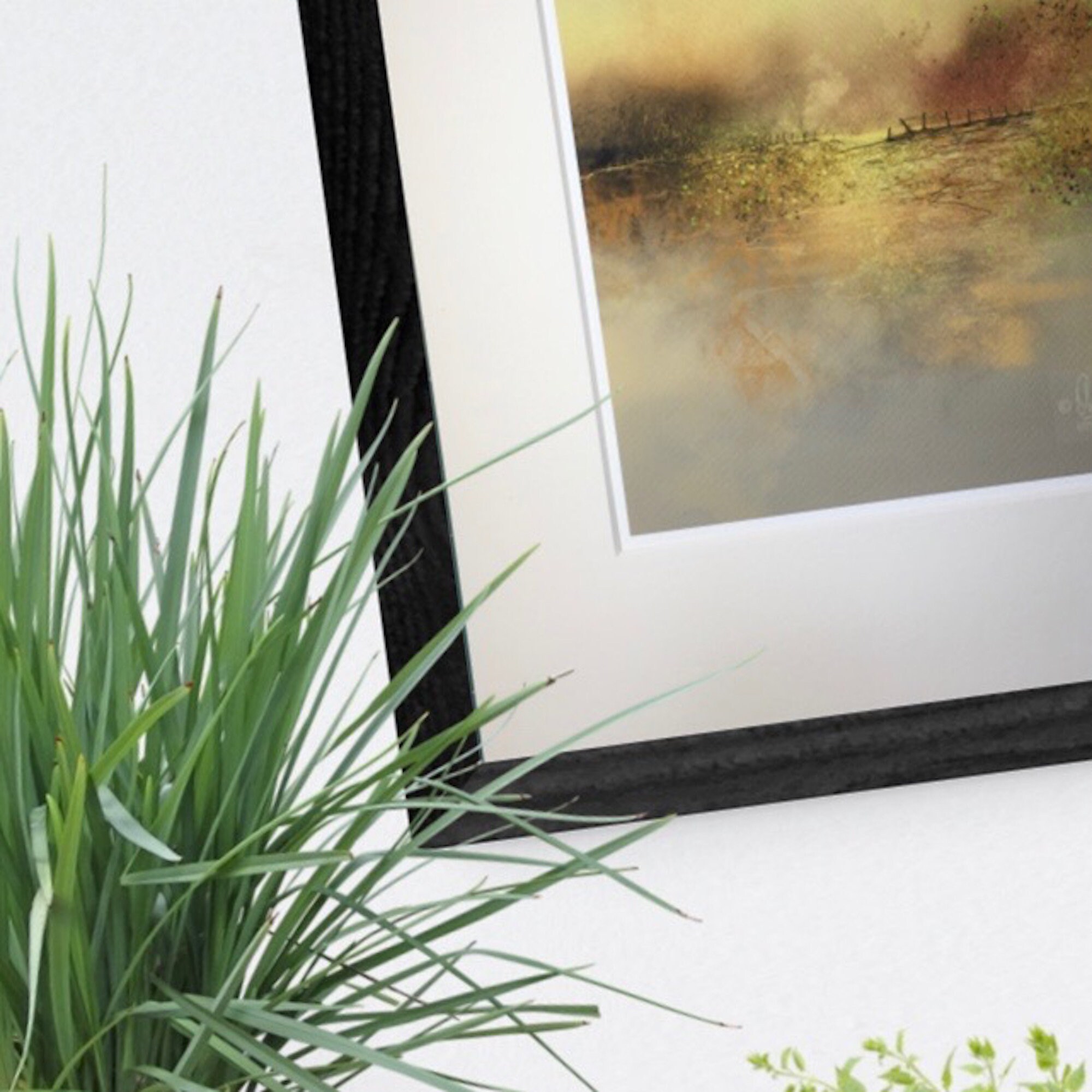 Art Print 'boundary'. Landscape Painting Art Print. Calming Wall Art ...