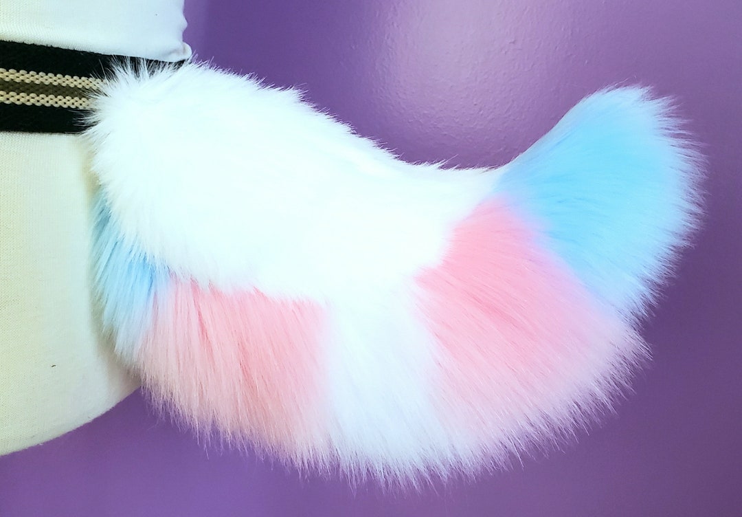 Trans Flag Fursuit Tail Nub - Etsy