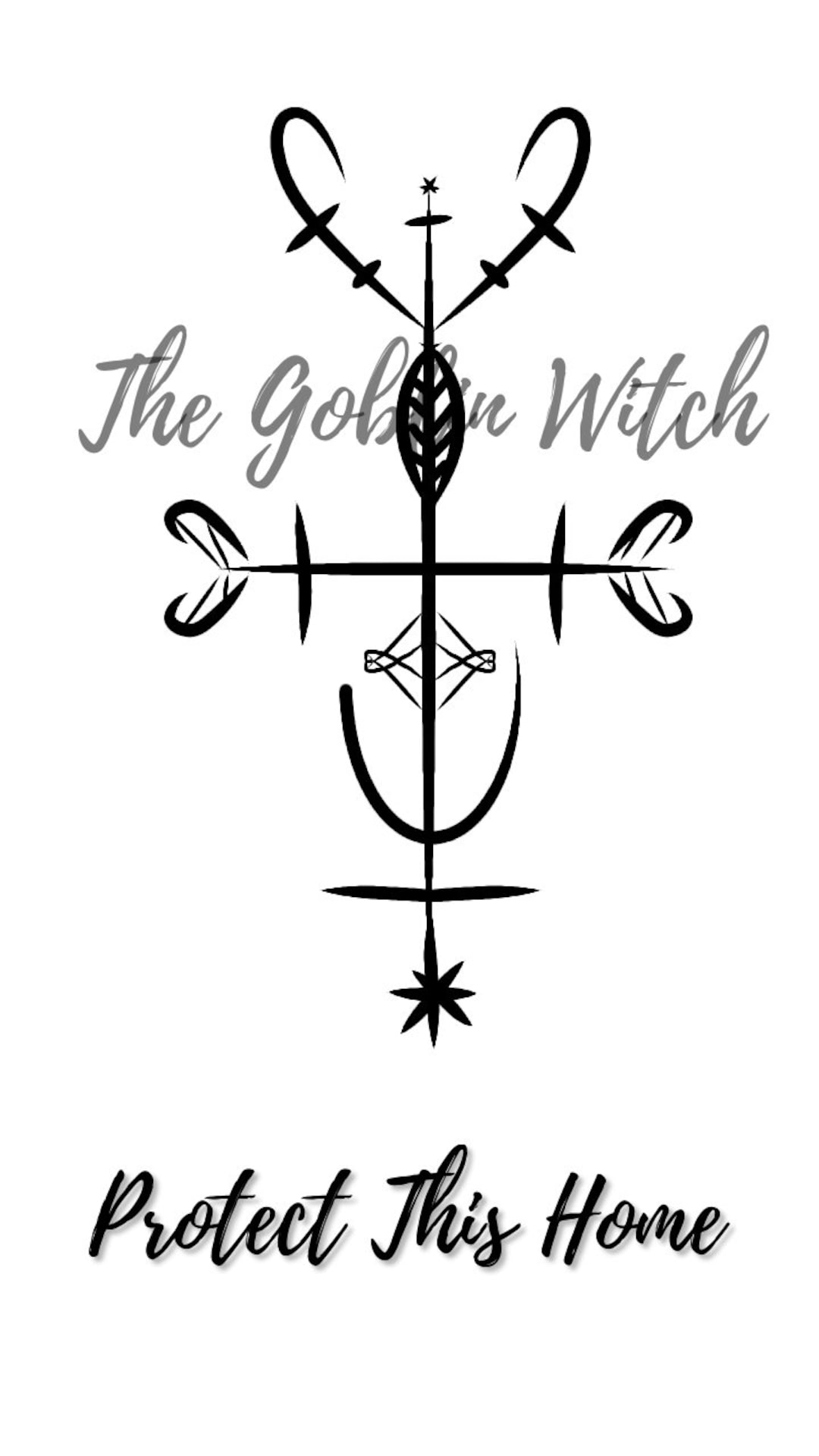 Protect This Home Sigil, Sigil for Protection, to Guard, Warding - Etsy