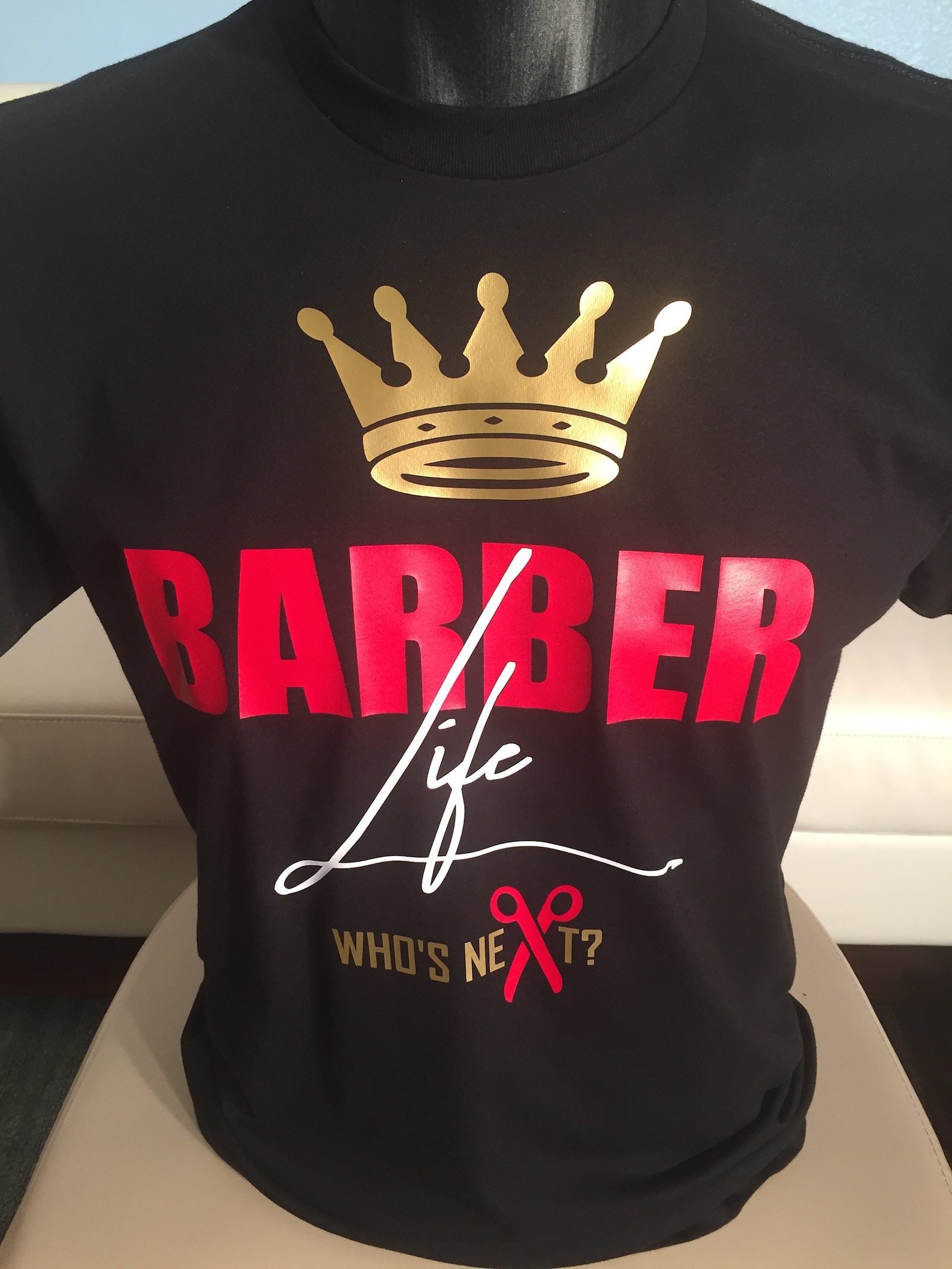 Barber Shirt, Barbers T-shirt, Barber Life T-shirt, Hair Stylist Shirt ...