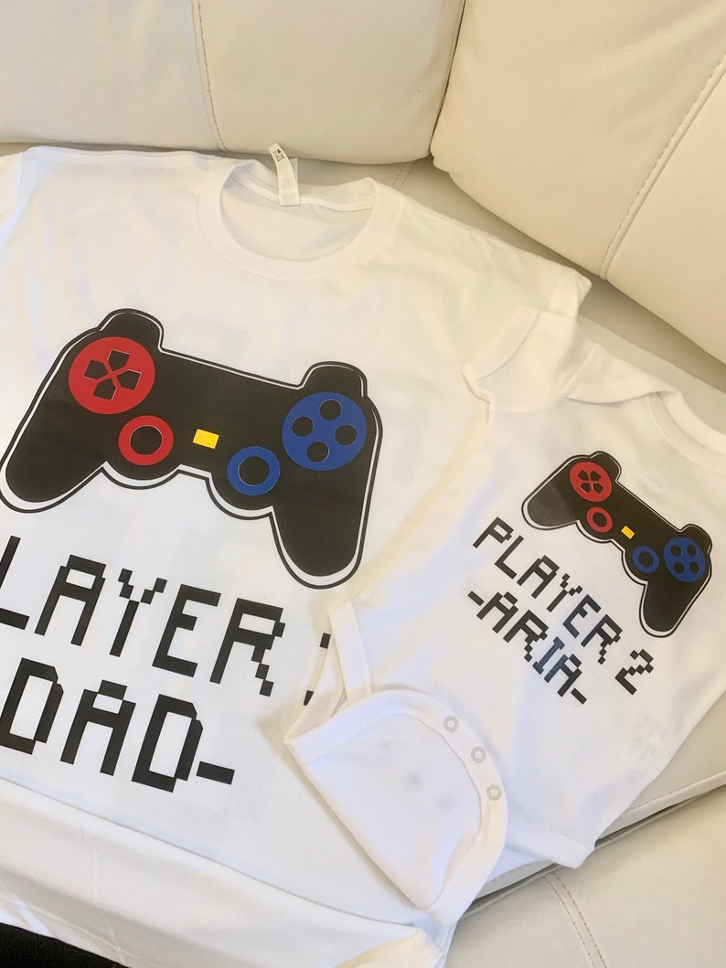 Player 1 Player 2 Shirt Set Player 1 Player 2 Game Shirts - Etsy