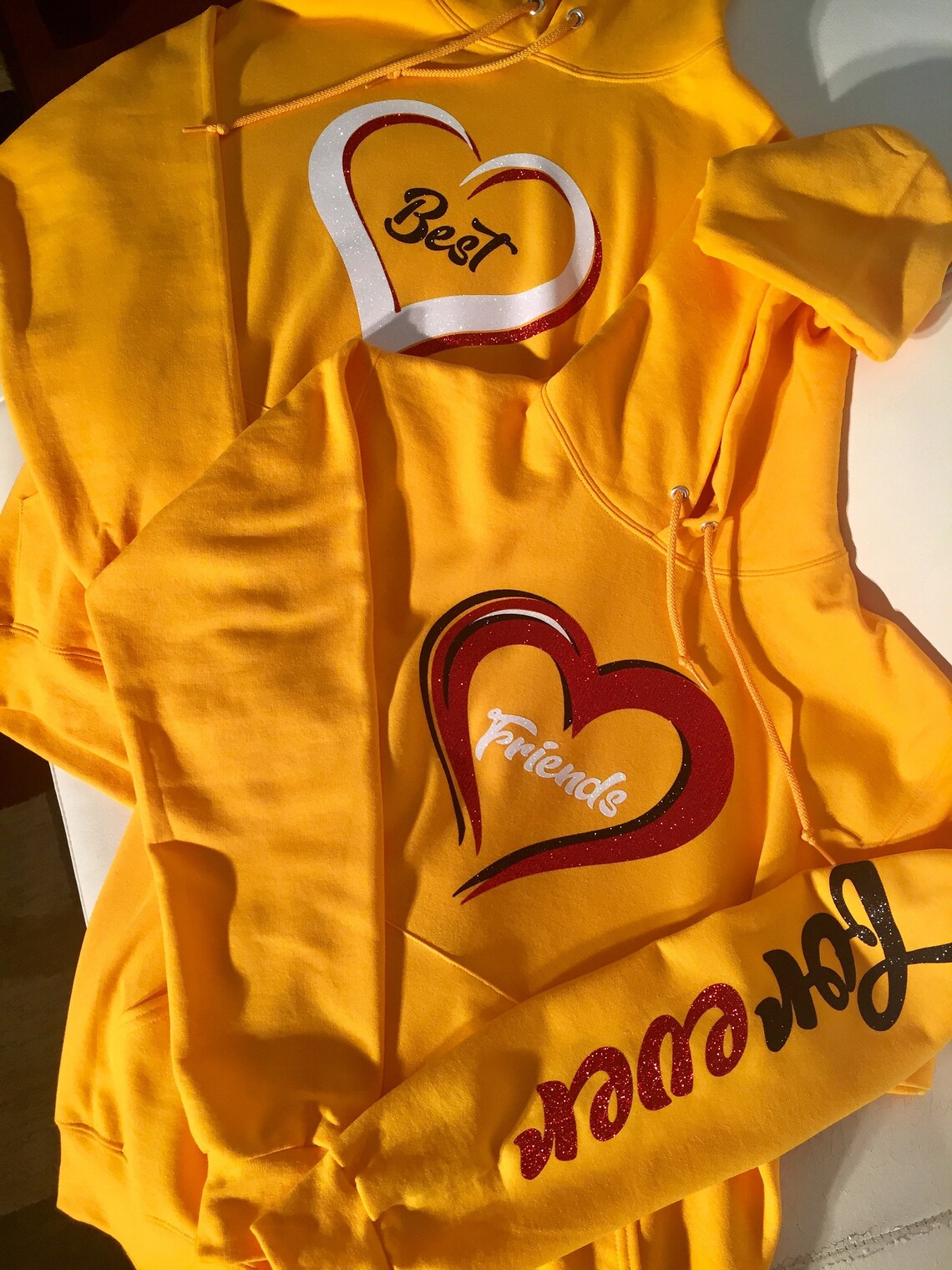 Personalized Best Friends Forever Hoodies Matching Hoodies | Etsy