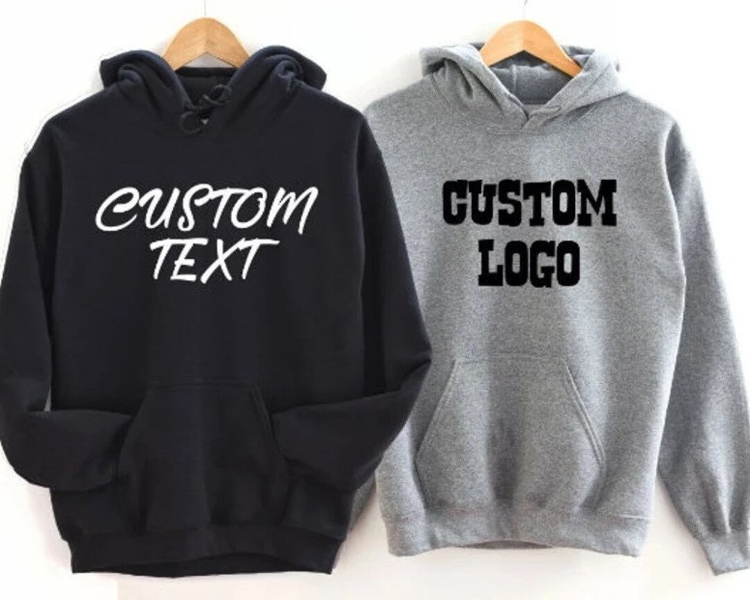 Custom Hoodie, Your Text Here Hoodie, Personalized Hoodie, Your Design ...