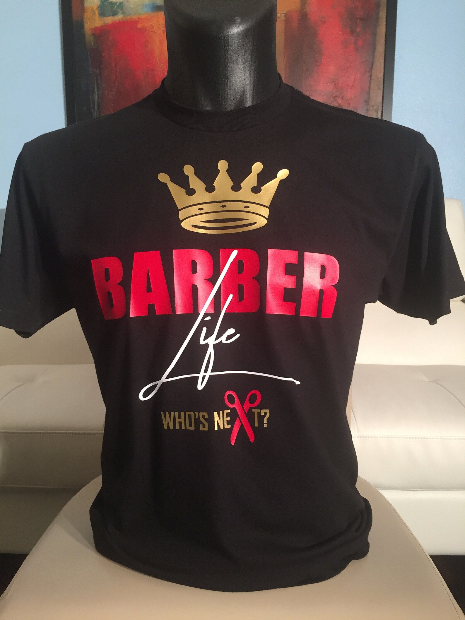 Barber Shirt, Barbers T-shirt, Barber Life T-shirt, Hair Stylist Shirt ...