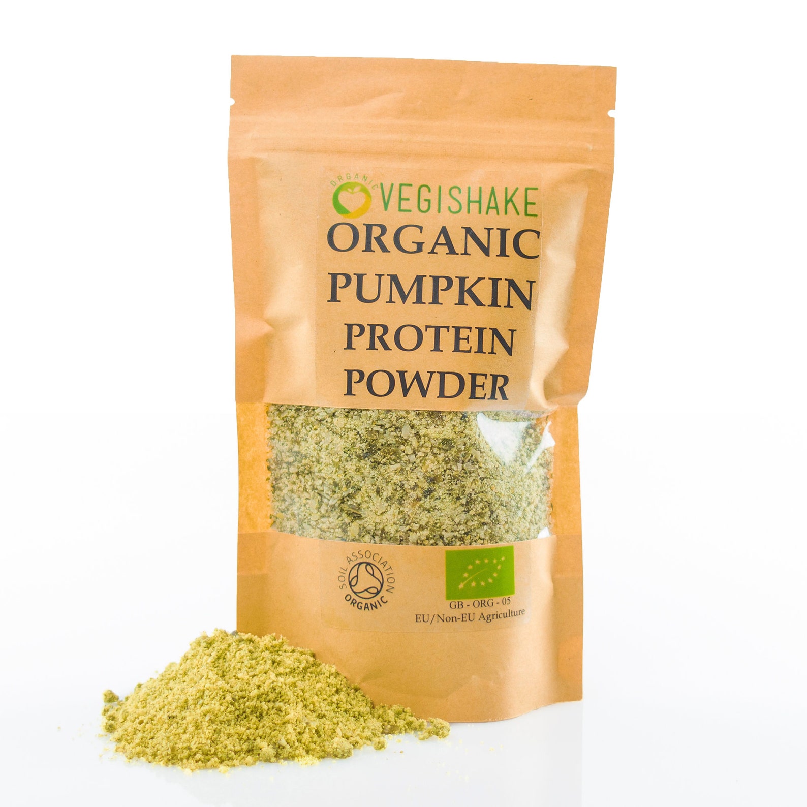 Organic Pumpkin Seed Protein Powder Linden Indig High 60g Protein BCAA ...