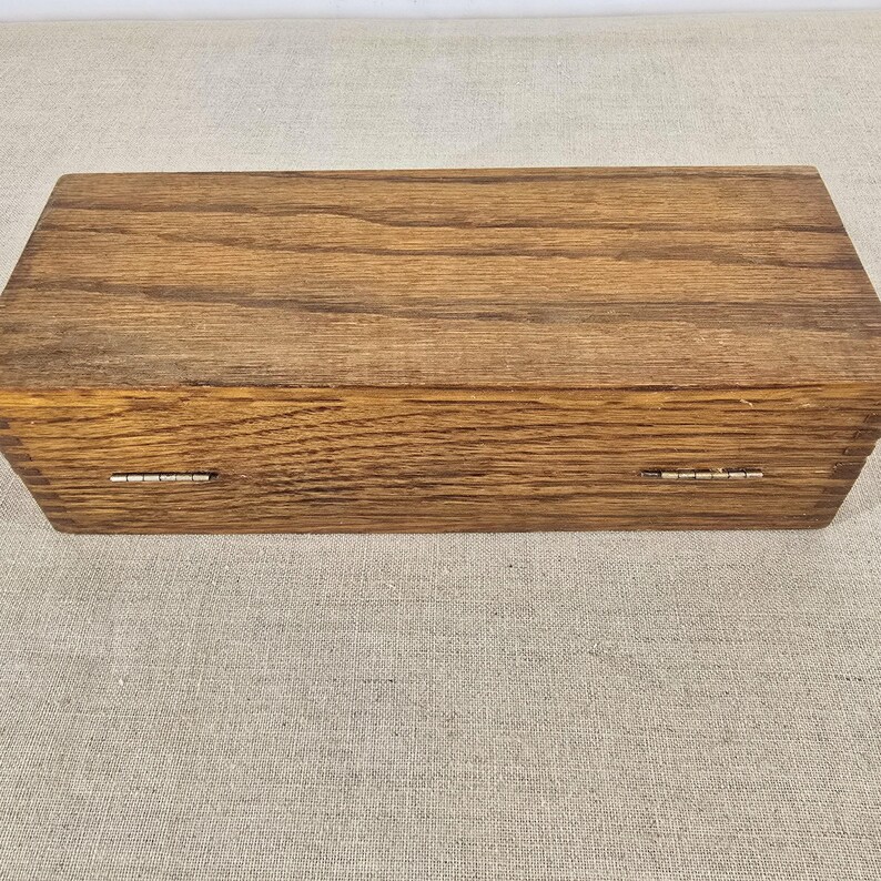 Antique Sewing Machine Parts Box, Wheeler & Wilson, Oak, Sewing ...