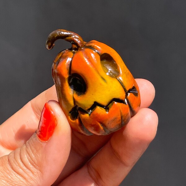 Mini Ceramic Pumpkins - Etsy