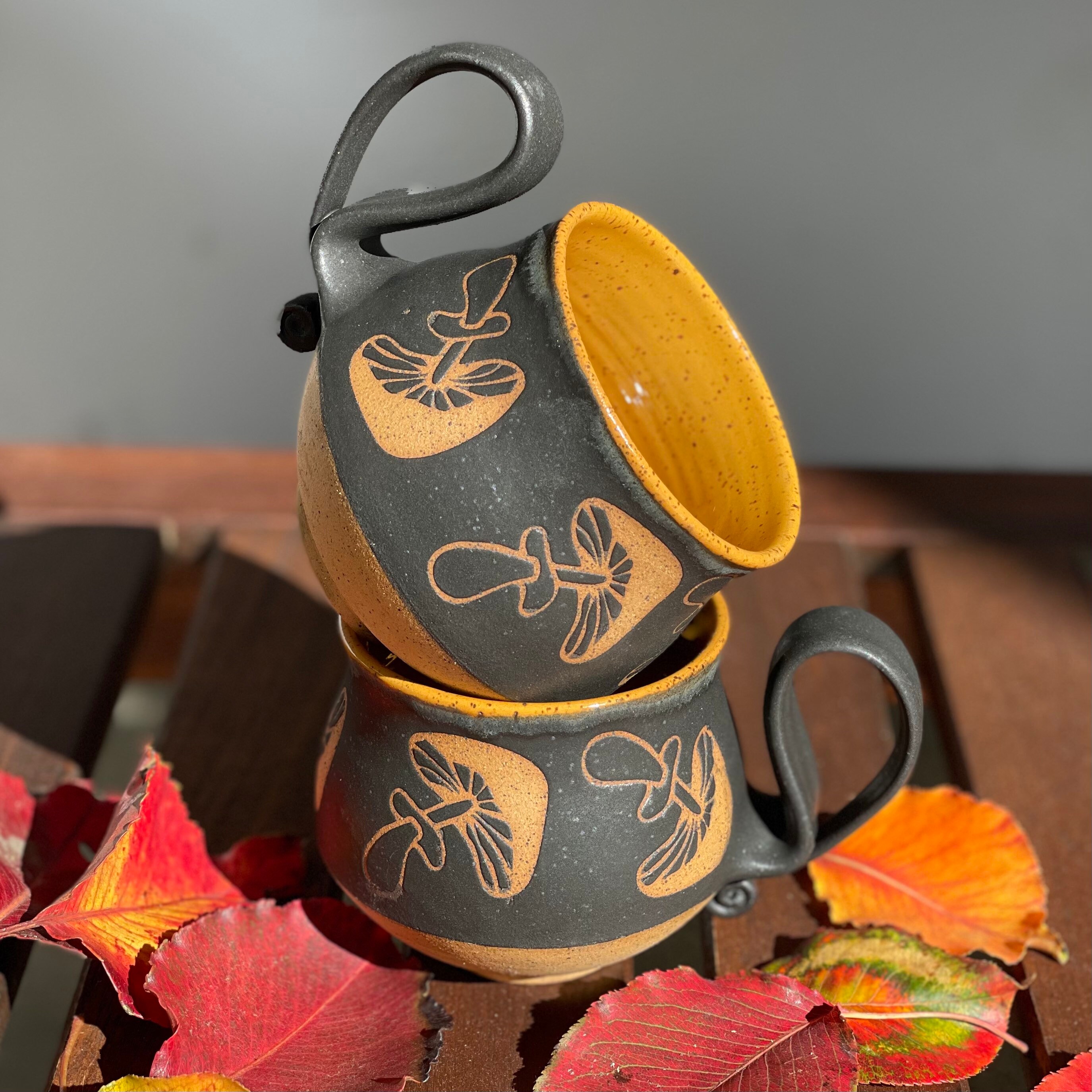 Handmade Mushroom Coffee Mug .mushroom Mug Handmade Mug - Etsy