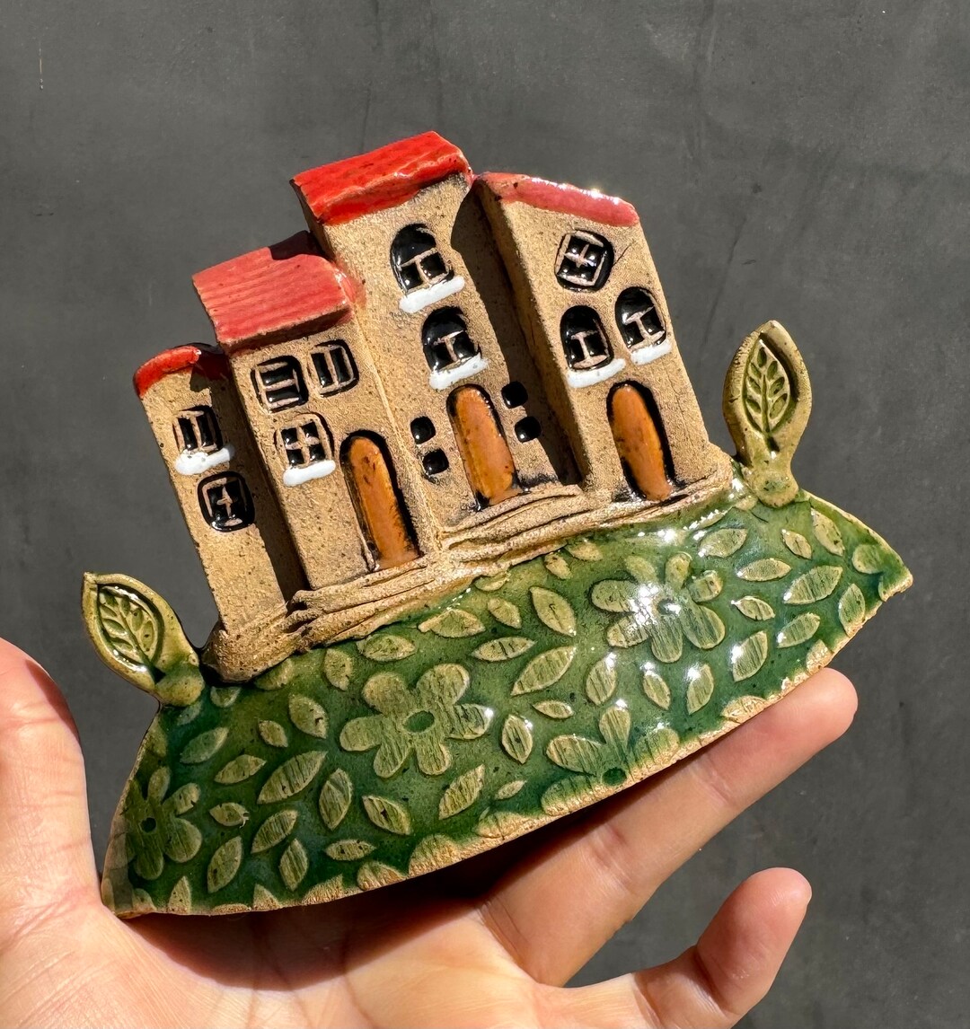 Original Handmade Ceramic Houses.little Houses, Tiny House, Planter ...
