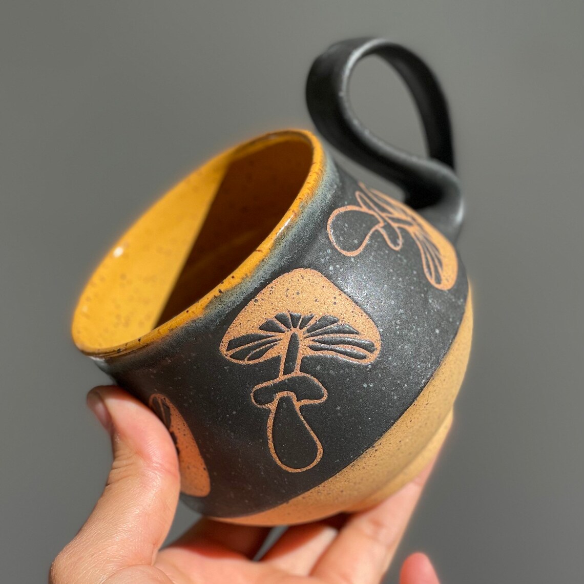 Handmade Mushroom Coffee Mug .mushroom Mug Handmade Mug - Etsy