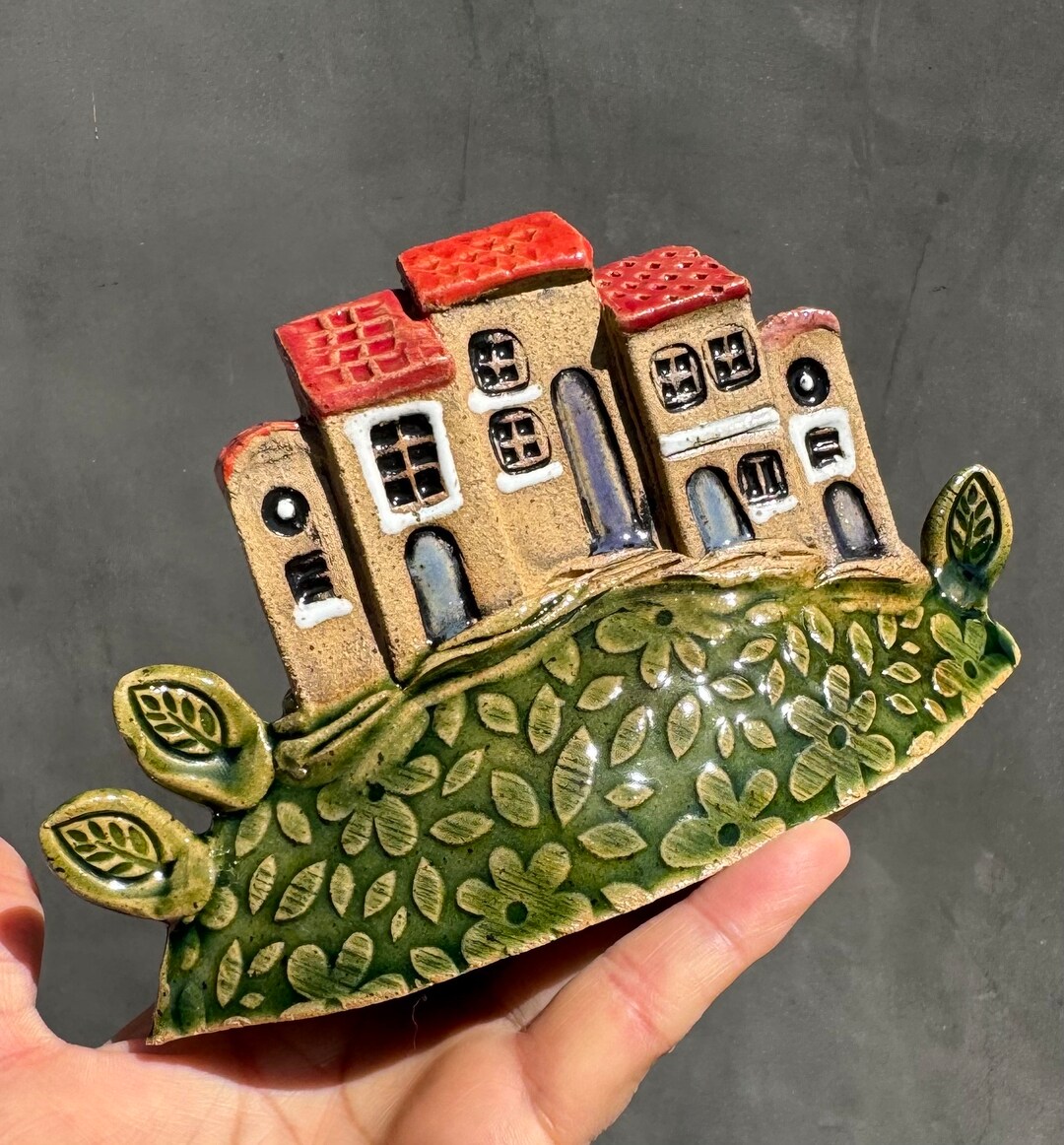 Original Handmade Ceramic Houses.little Houses, Tiny House, Planter ...