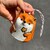 Handmade Ceramic Bell Animal Design.christmas Tree Ornament. Handmade ...