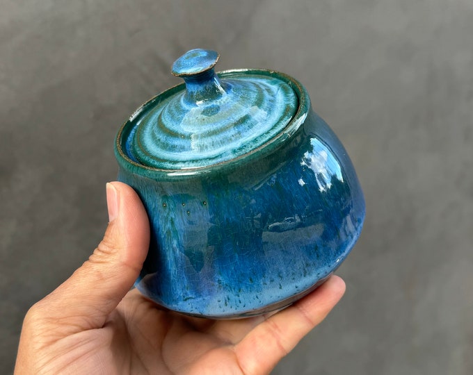 Ceramic Jar With Lid,ceramic Lidded Jar,pottery Canister,jar With Lid ...