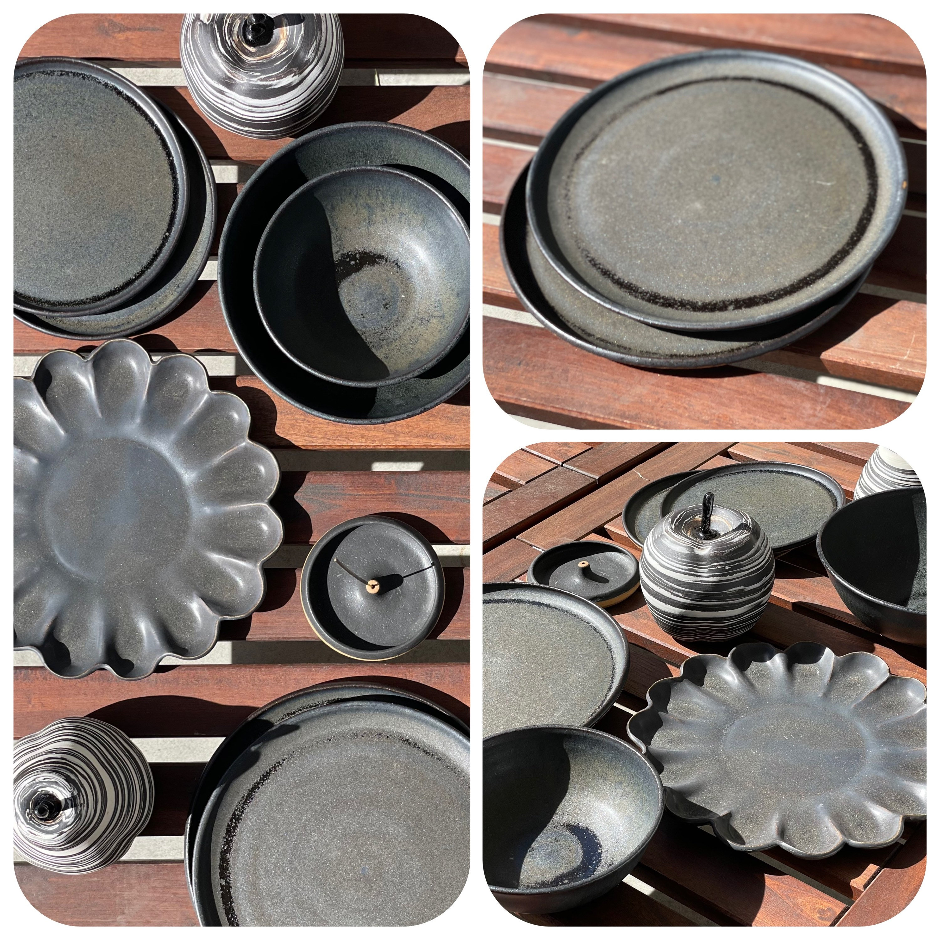 Handmade Pottery Set.kitchen Dinner Set for Two. Ceramics | Etsy