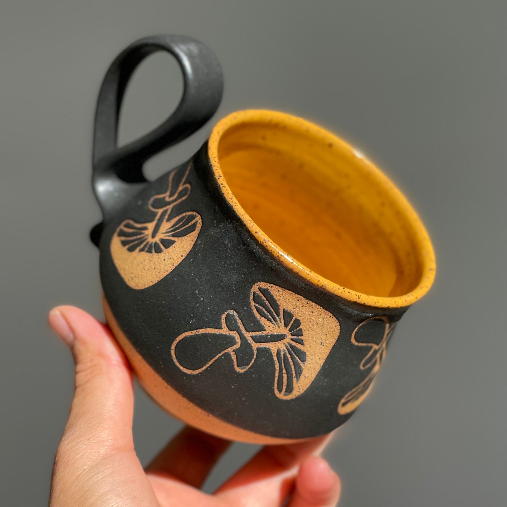 Handmade Mushroom Coffee Mug .mushroom Mug Handmade Mug - Etsy