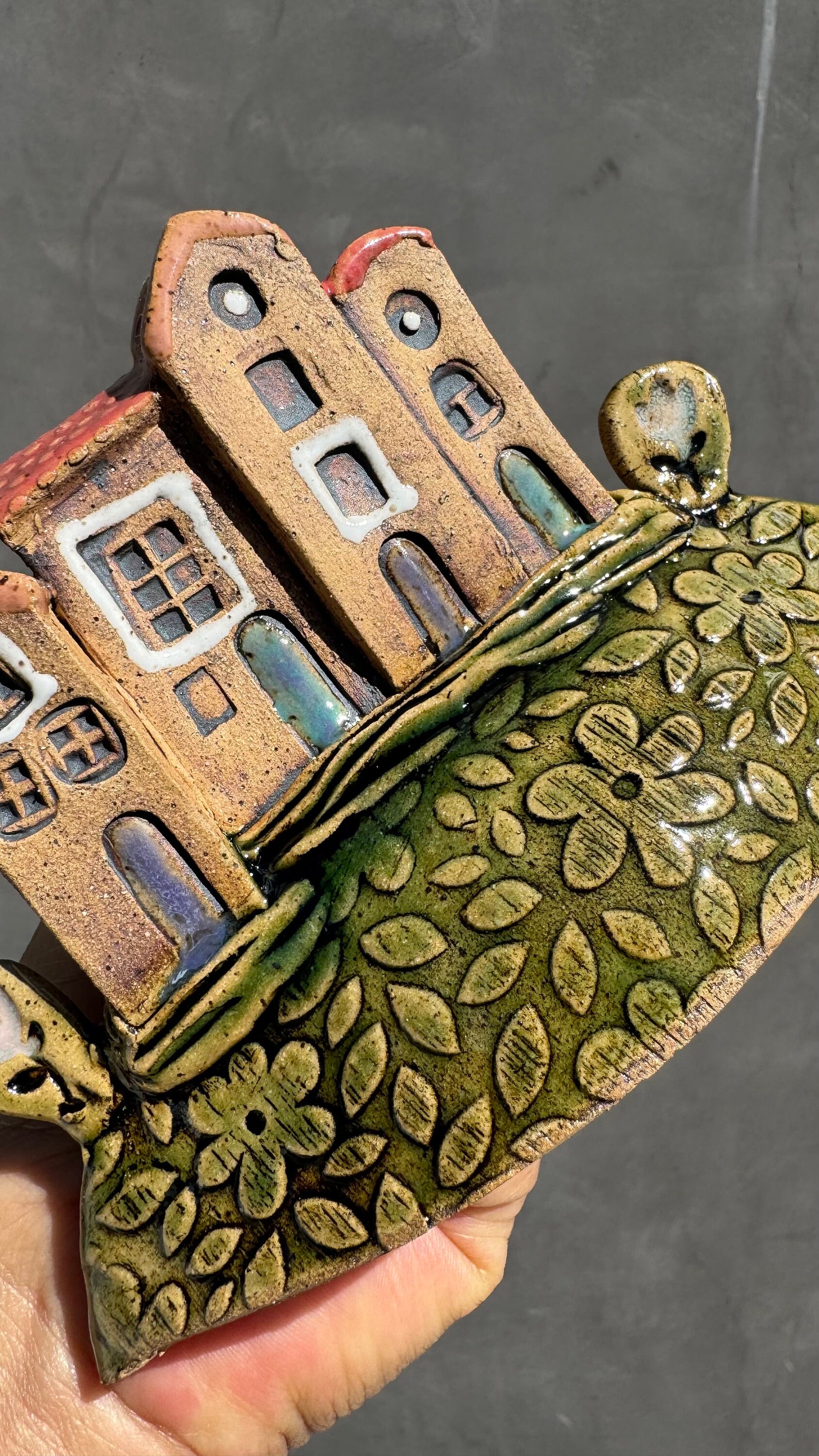 Charming Ceramic Island Town Original Handmade Ceramic Houses.. Family ...