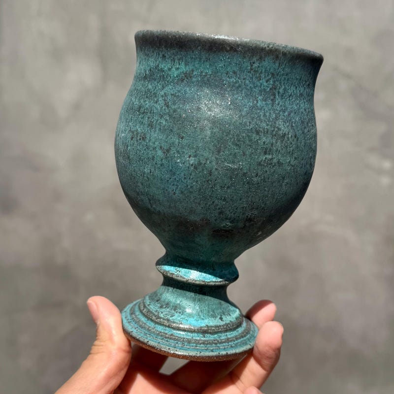 Ceramic Goblet - Etsy