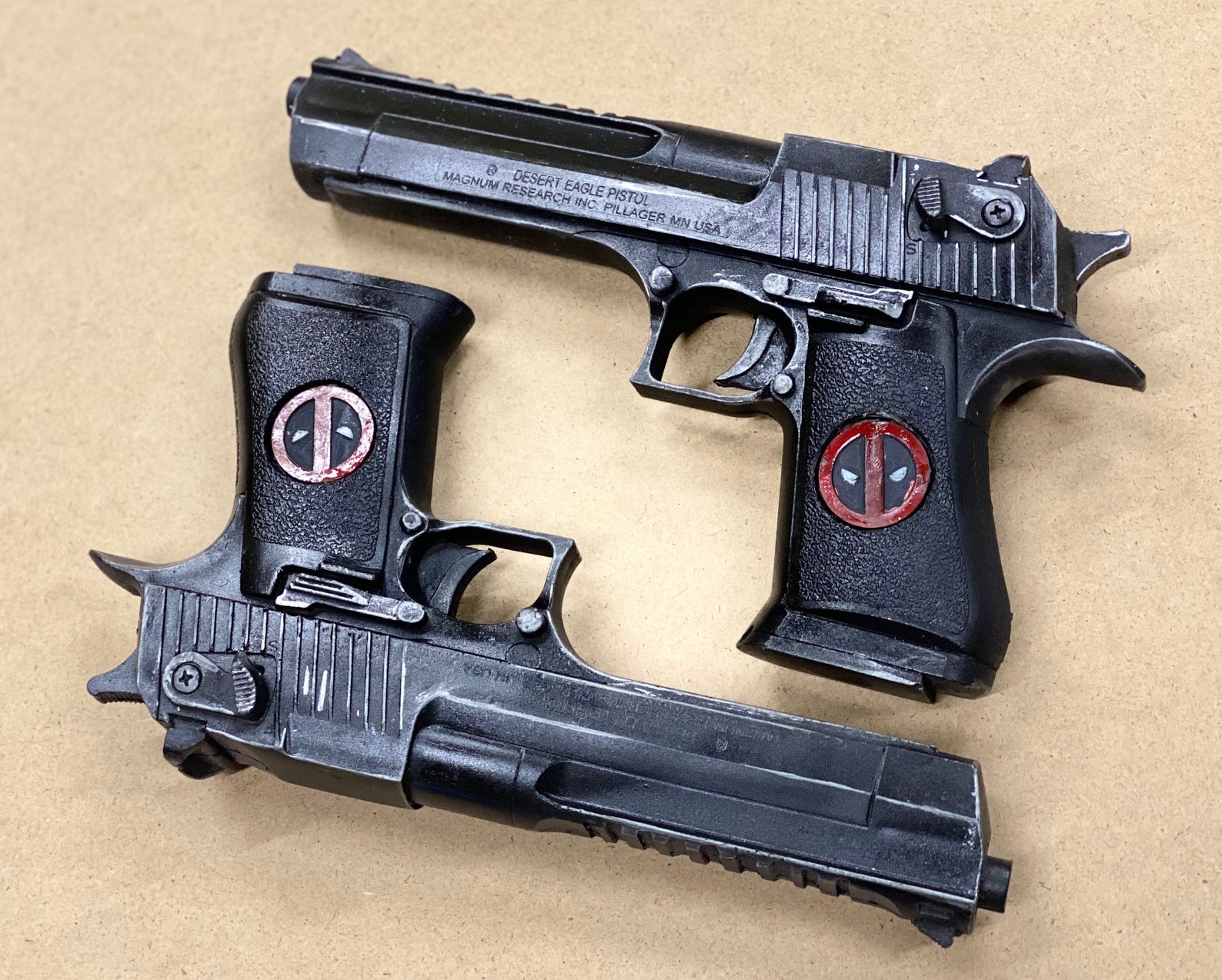 Deadpool inspired gun set | Etsy