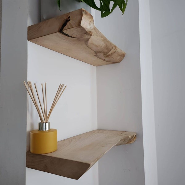 Live Edge Shelf - Etsy