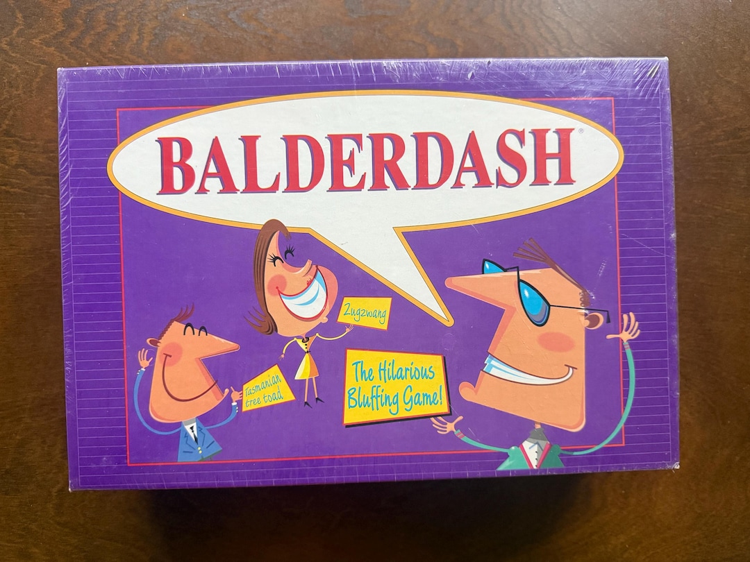 Vintage 1995 BALDERDASH Board Game by Parker Brothers (NIB) - Etsy