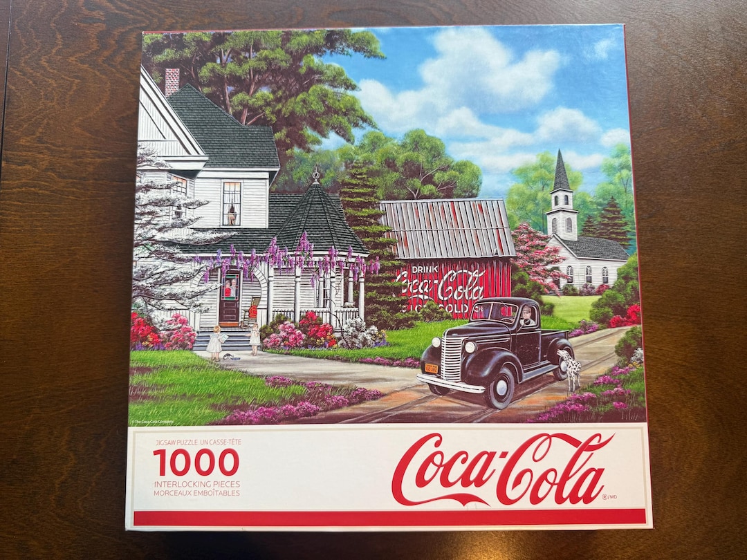 Classic Coca-cola Puzzle - Great Condition With All Pieces - Etsy