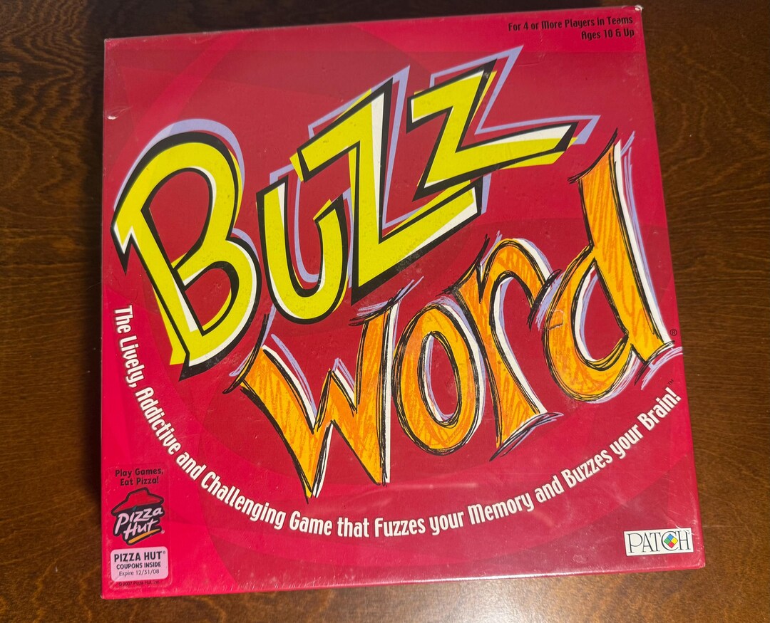 Vintage Buzzword Game - Fuzz Your Memory and Buzz Your Brain! (NIB) - Etsy