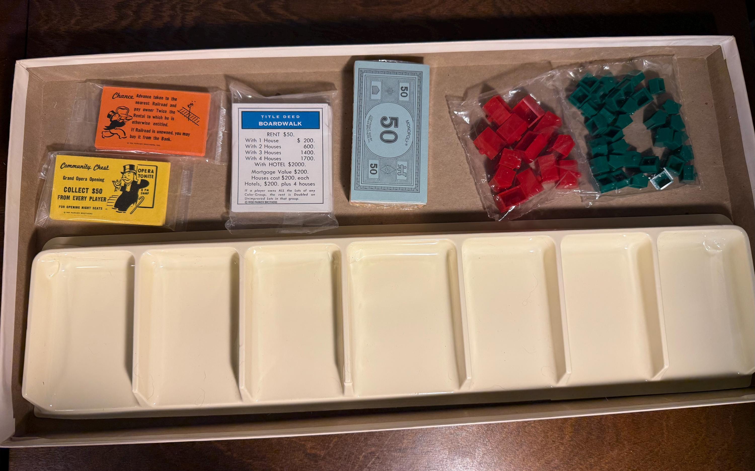 Vintage 1961 Monopoly Game - Complete Set Original Packaging - Etsy