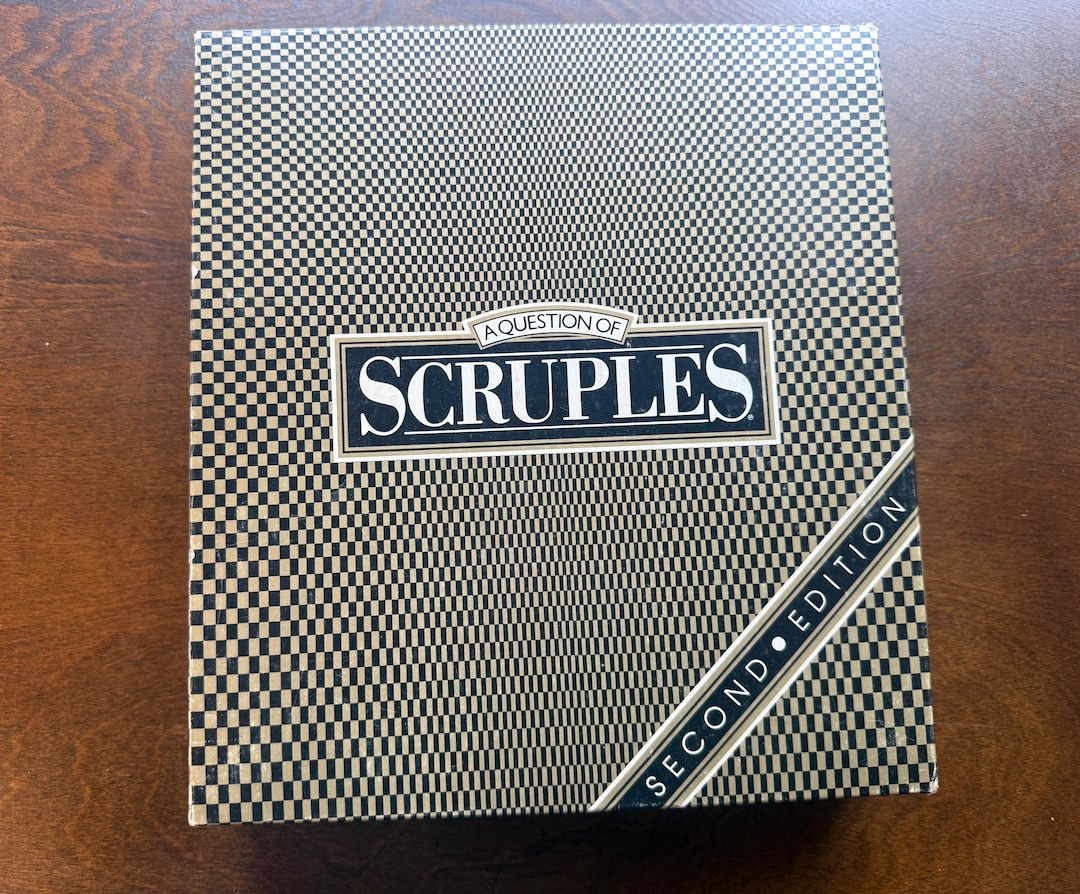 Vintage 1987 A Question of SCRUPLES 2nd Edition Game COMPLETE - Etsy