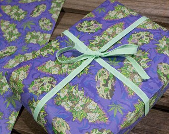 Cannabis Wrapping Paper - Etsy