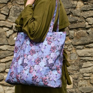 Large Tote Bag - Heuchera Palace Purple | Double Handled on Thick ...