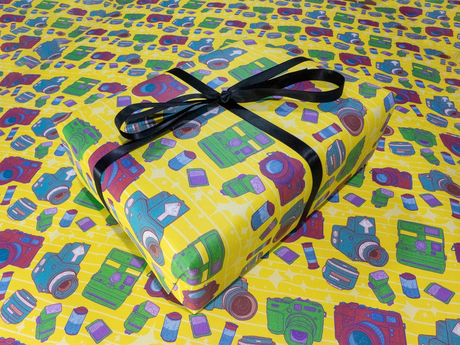 Vintage Camera Collection Wrapping Paper Retro Inspired - Etsy