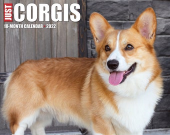 Corgi Calendar | Etsy