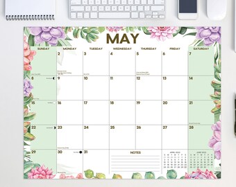 Succulent Calendar | Etsy