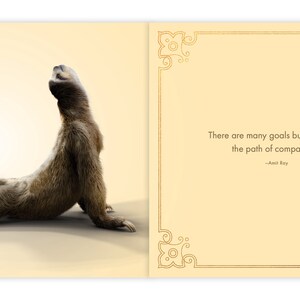 Sloth Yoga Gift Book - Etsy