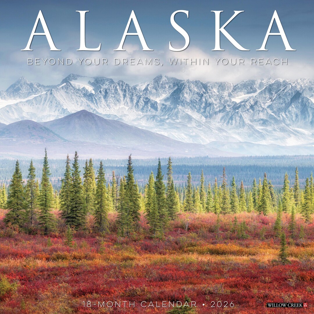 Alaska 2026 12" X 12" Wall Calendar - Etsy