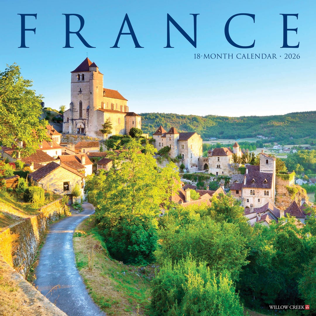 France 2026 12" X 12" Wall Calendar - Etsy